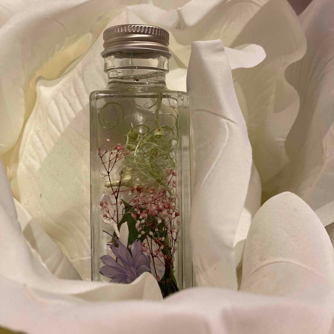 カボスさんのハーバリウム作品 | ハーバリウム 瓶 キット 100ml 角瓶 アルミキャップ付... | croccha