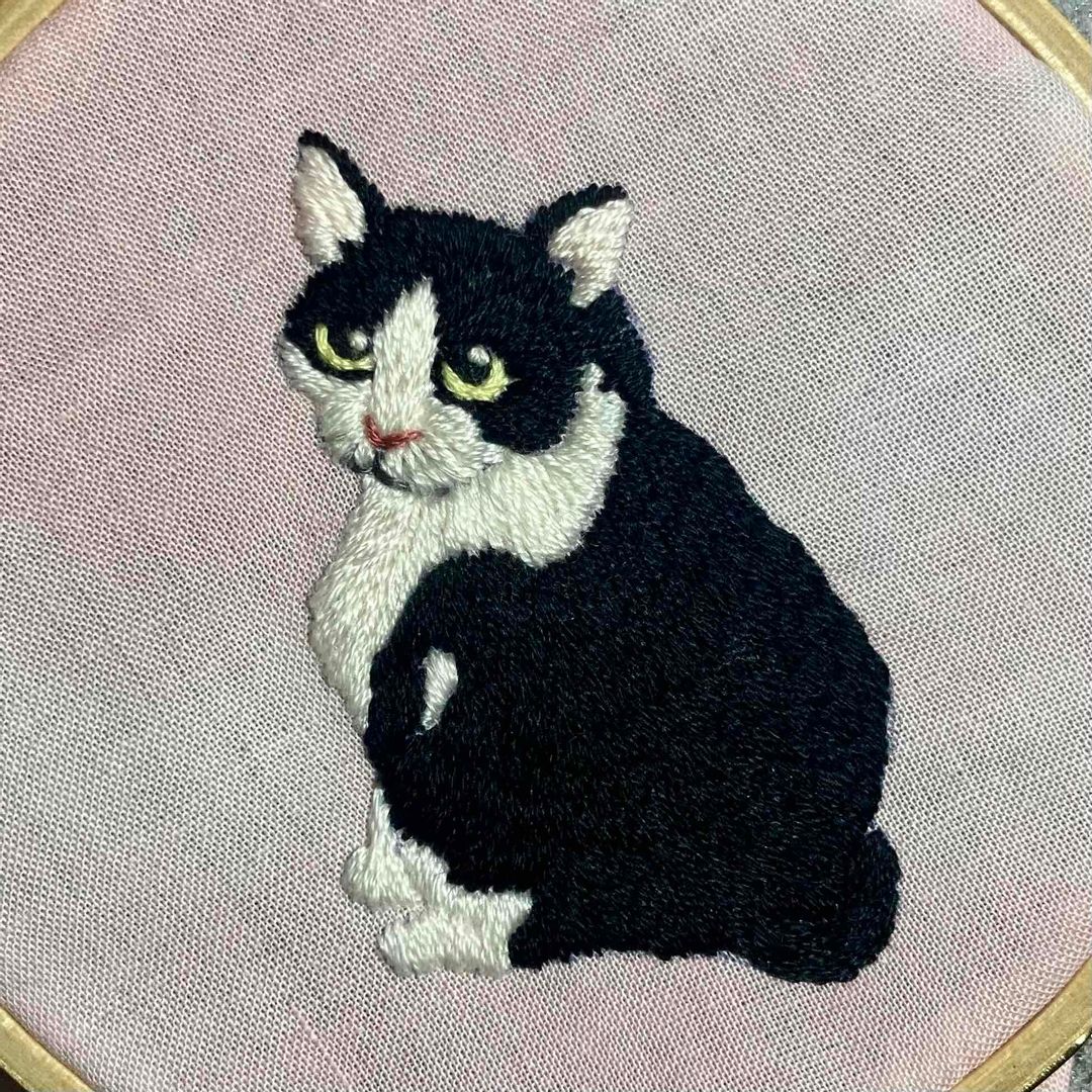 こぴぴさんの刺しゅう作品 | COSMO 刺繍糸25番 | croccha