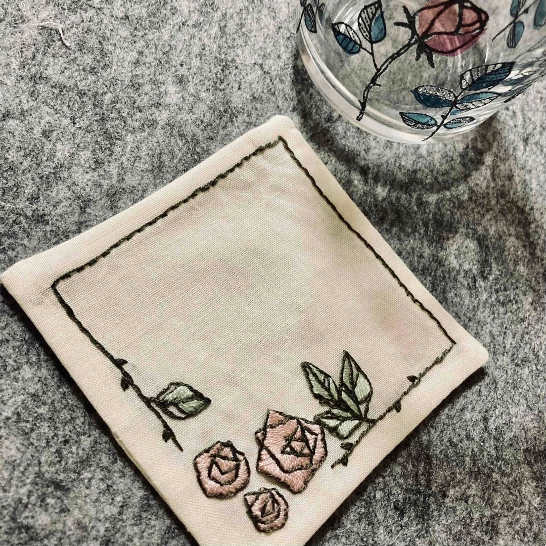 こぴぴさんの刺しゅう作品 | COSMO 刺繍糸25番 | croccha