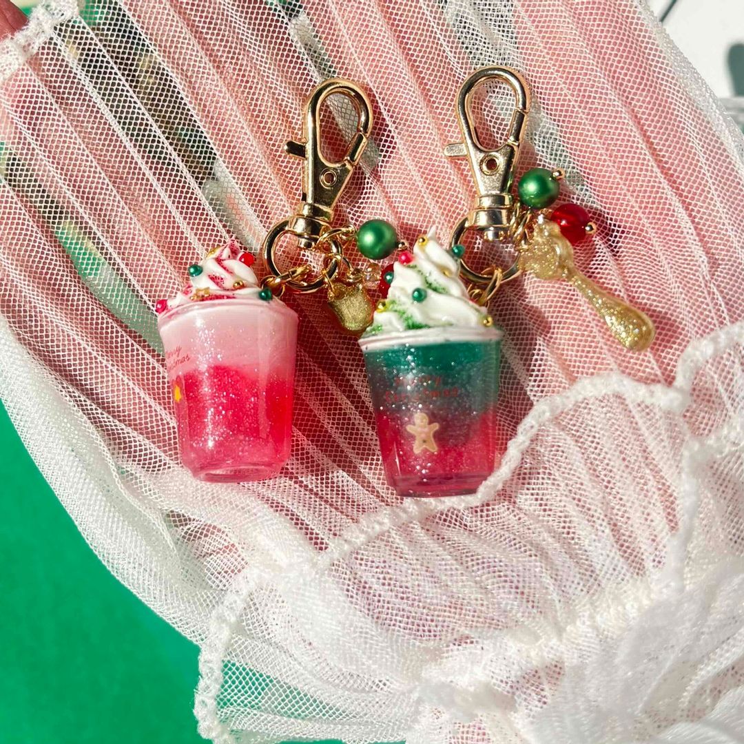 komile（こまいる）さんのレジン作品 | GreenOcean ミニチュアカフェグラスシリコンモールド... | croccha