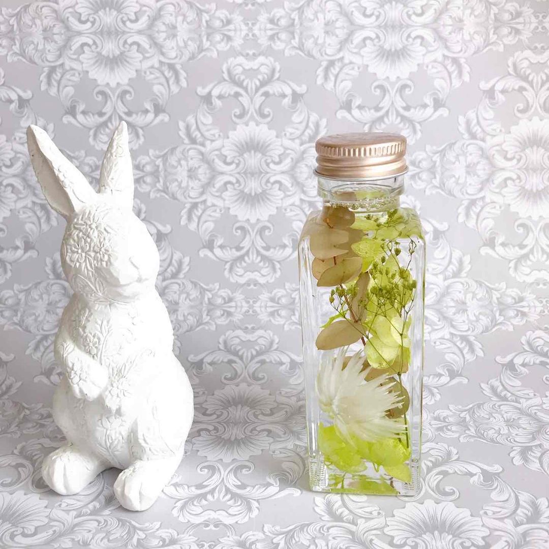 fuyusora5016さんのハーバリウム作品 | ハーバリウム用ボトル スリム六角瓶 100ml 1個 /ガラ... | croccha