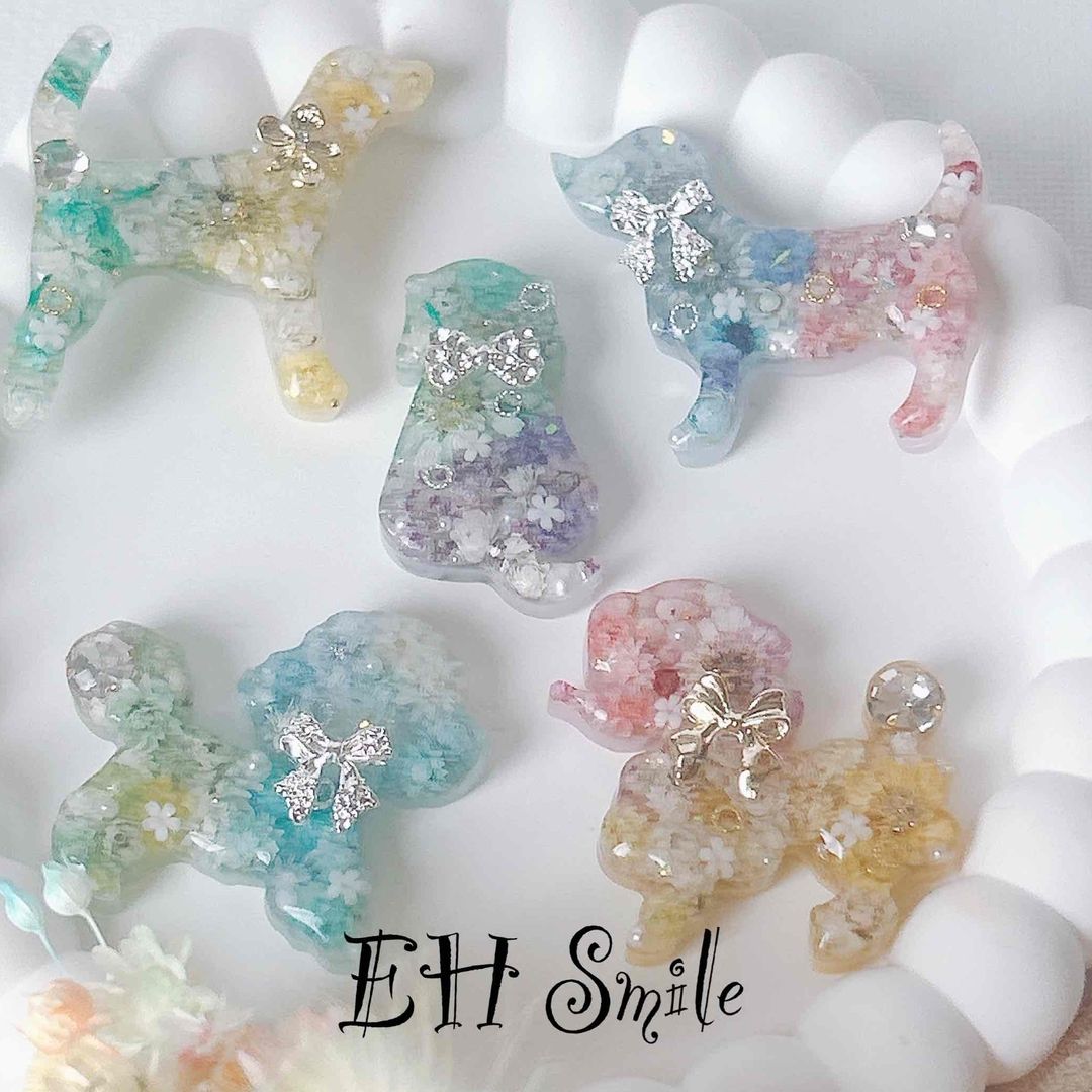 EH Smileさんのレジン作品 | 【高粘度】作家のためのレジン ぷっくりレジン 100g | croccha