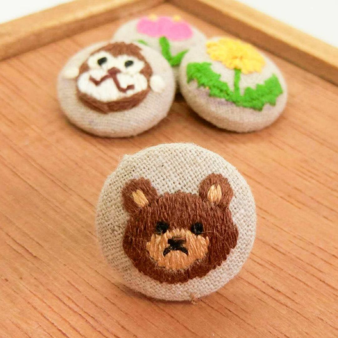 machi04さんの小物・雑貨作品 | [宅配送料キャンペーン]くるみボタン 打ち具 まるごとセット... | croccha