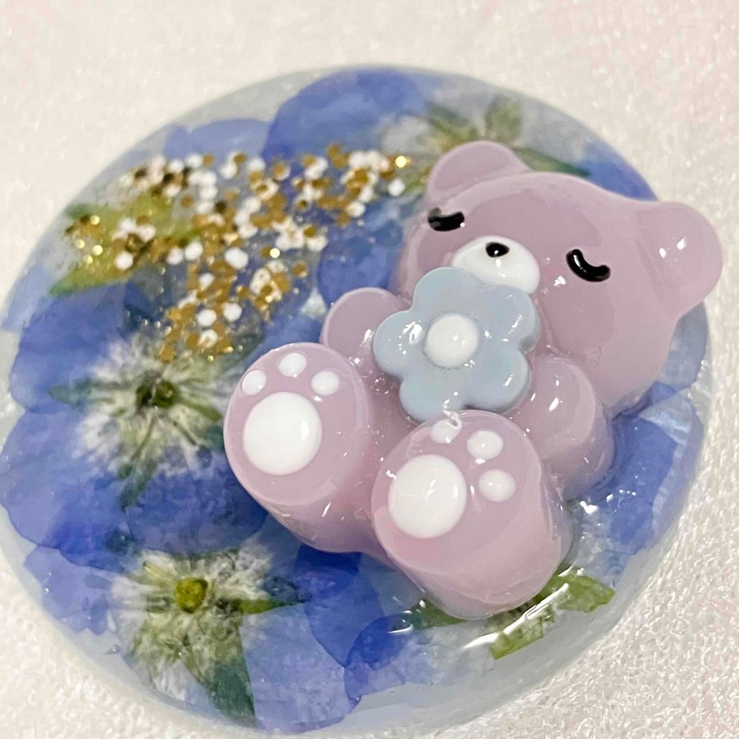 ゆかさんのレジン作品 | Comarimade監修 作家のためのレジン 「着色剤 濃縮... | croccha