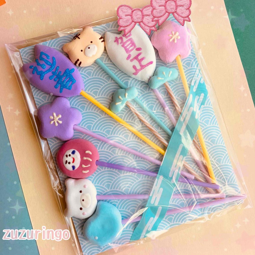 zuzuringoさんの粘土作品 | ねんど 粘土用具 伸ばし用具 ミニのし棒 | croccha