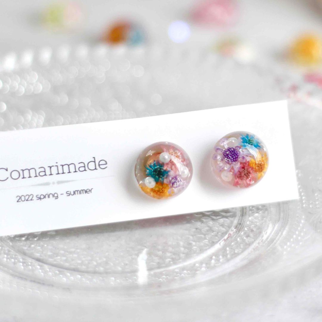 𝐂𝕠𝕞𝕒𝕣𝕚𝕞𝕒𝕕𝕖 (*こまり*)さんのレジン作品 | シリコンレジン型 / ドーム型 | croccha