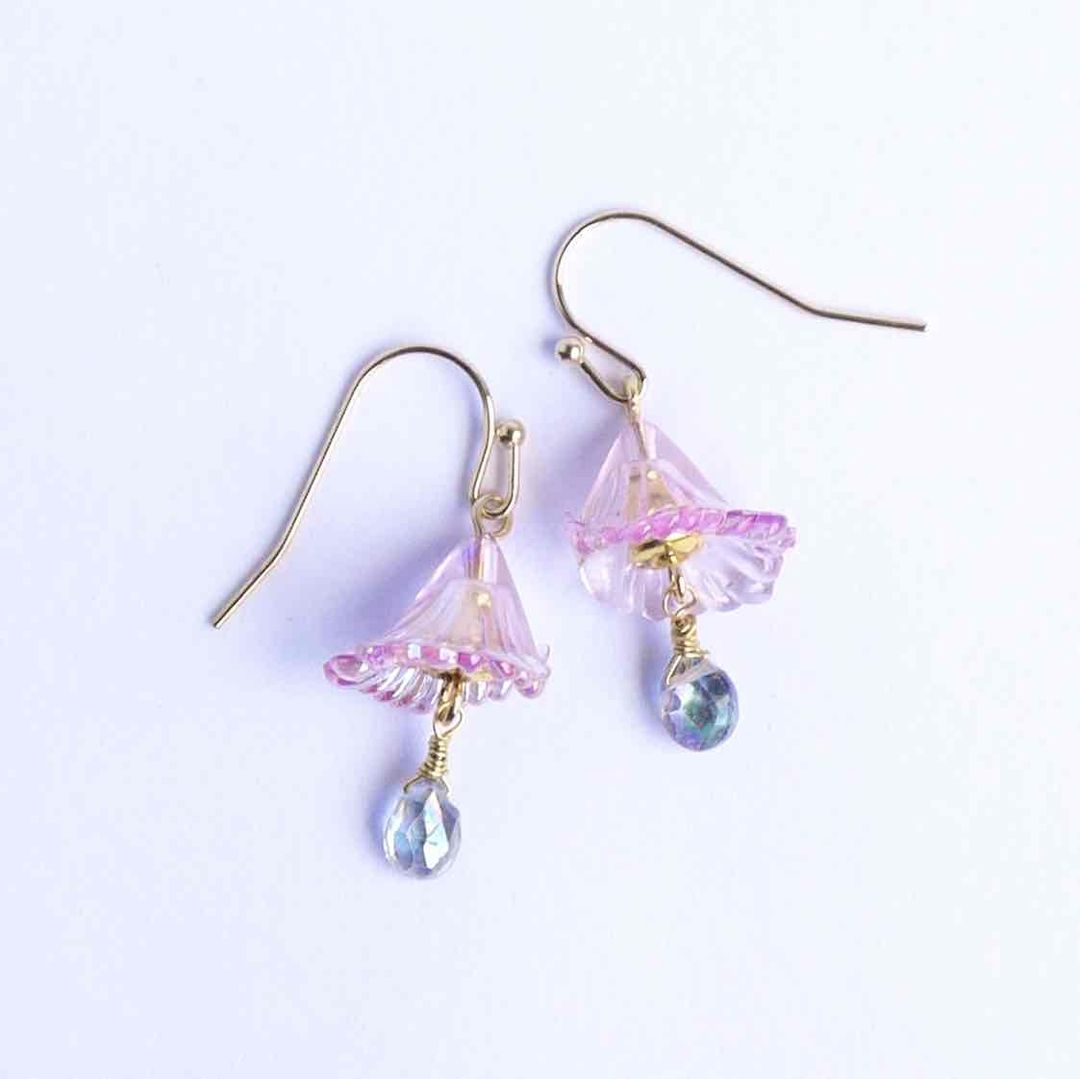 Une｜レジンアクセサリーさんのパーツ アクセサリー作品 | U字 ボール フックピアス KCゴールド 5ペア アクセサリ... | croccha