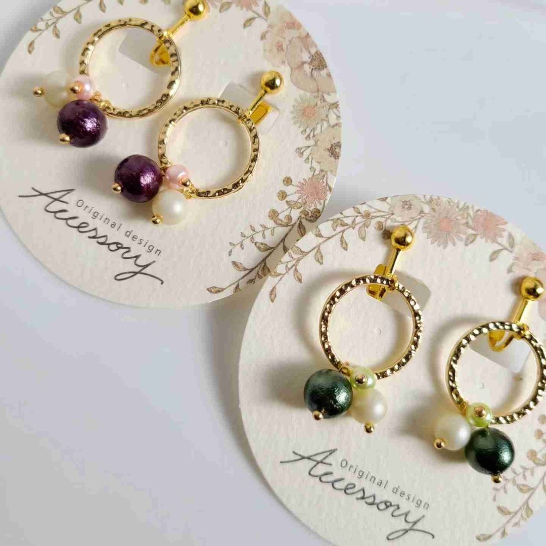 handmadeworks ARIAさんのパーツ アクセサリー作品 | 【コットンパール】12mm（4個）／14mm（3個）／16m... | croccha