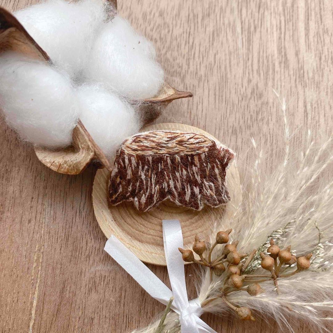 ぼくさんの刺しゅう作品 | COSMO 刺繍糸25番 | croccha