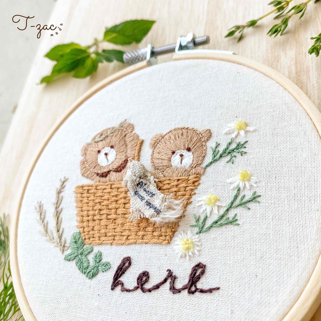 T-zac.madeさんの刺しゅう作品 | COSMO 刺繍糸25番 | croccha