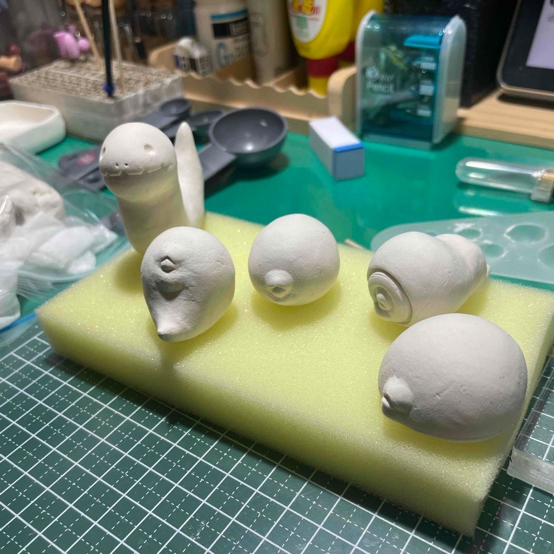 ponkanさんの粘土作品 | ねんど 石粉粘土 ラドール プレミックス | croccha