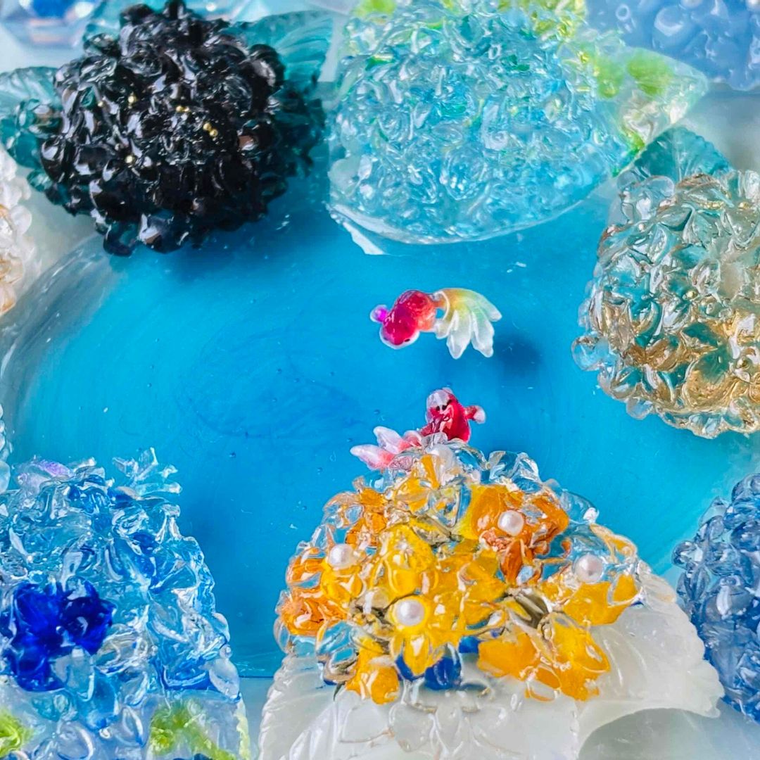 まっｻﾝさんのレジン作品 | 【定期便】作家のためのレジン 400g | croccha