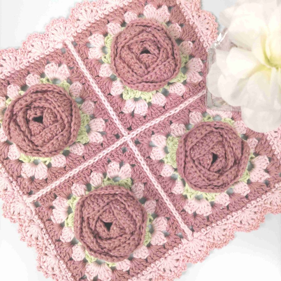 Craft Amyさんの編み物作品 | コットン 毛糸【1332】わたぼうし ラメ・コットン並太 ラ... | croccha