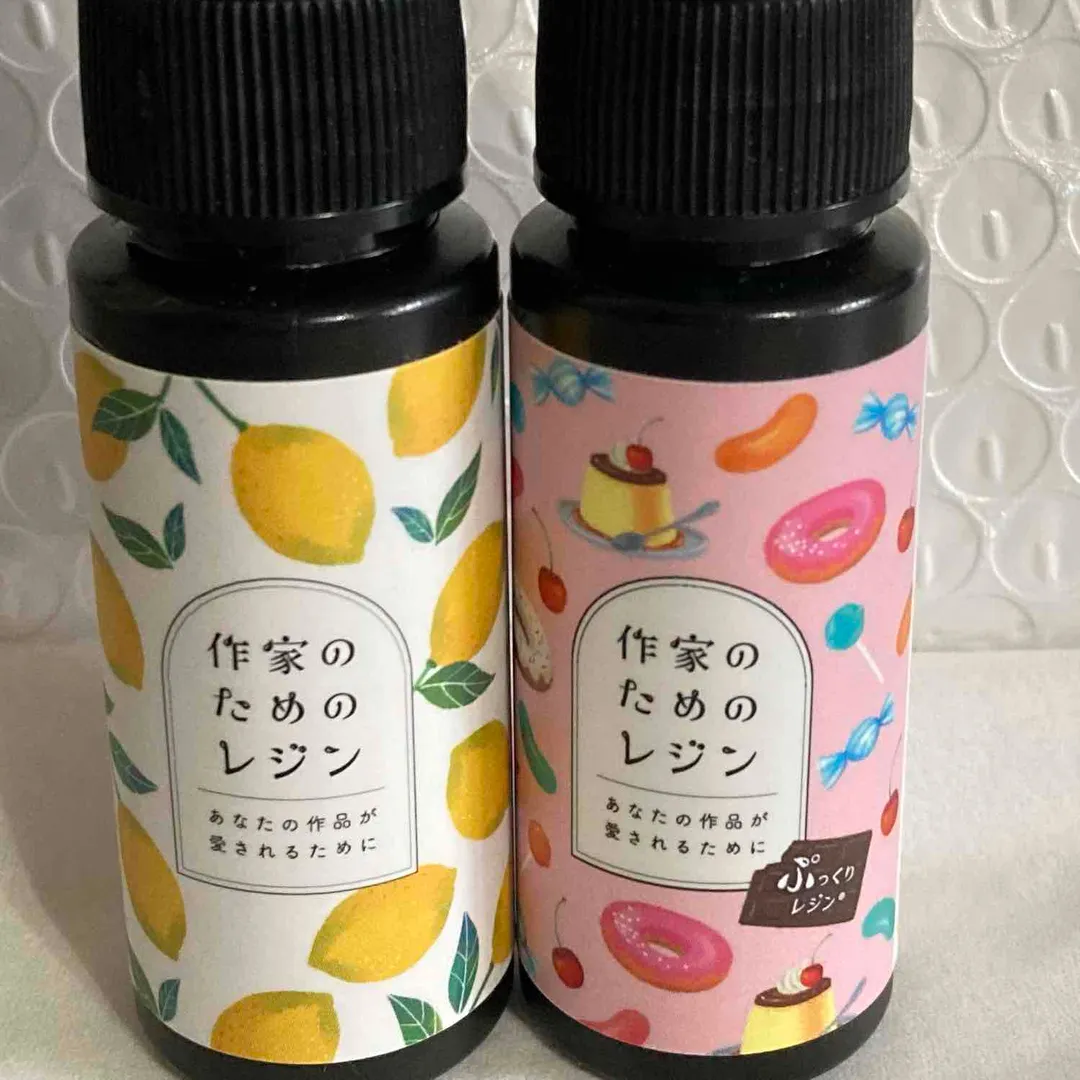 ふくらぶさんのレジン作品 | 作家のためのレジン お試しセット25g×2本 ぷっくりレジン... | croccha