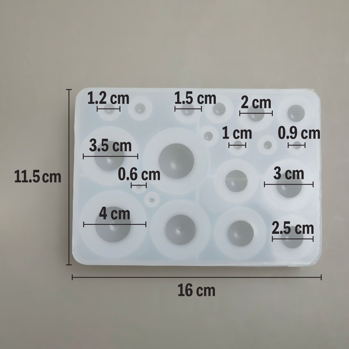 【訳あり】シリコンモールド 球 立体 10サイズ | クロッチャショップ